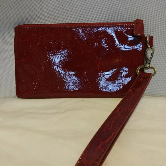 Miche | Bags | Miche Patent Leather Red Wristlet | Poshmark
